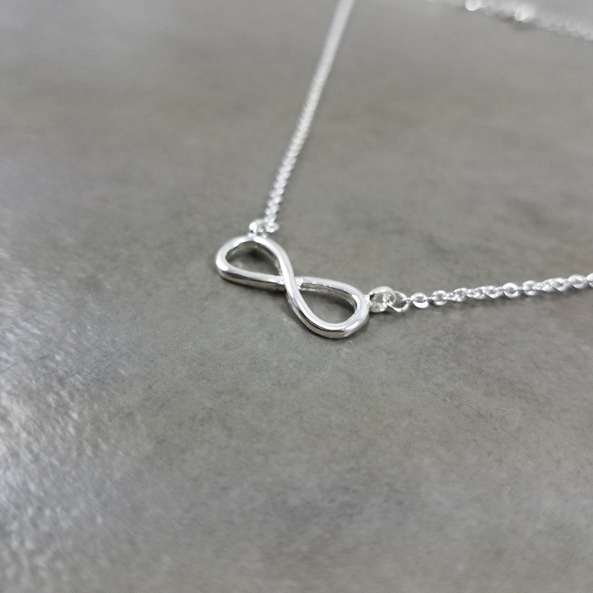 Infinity Silver Necklace - Womens Chain Necklace LP Jewelry – Lil ...