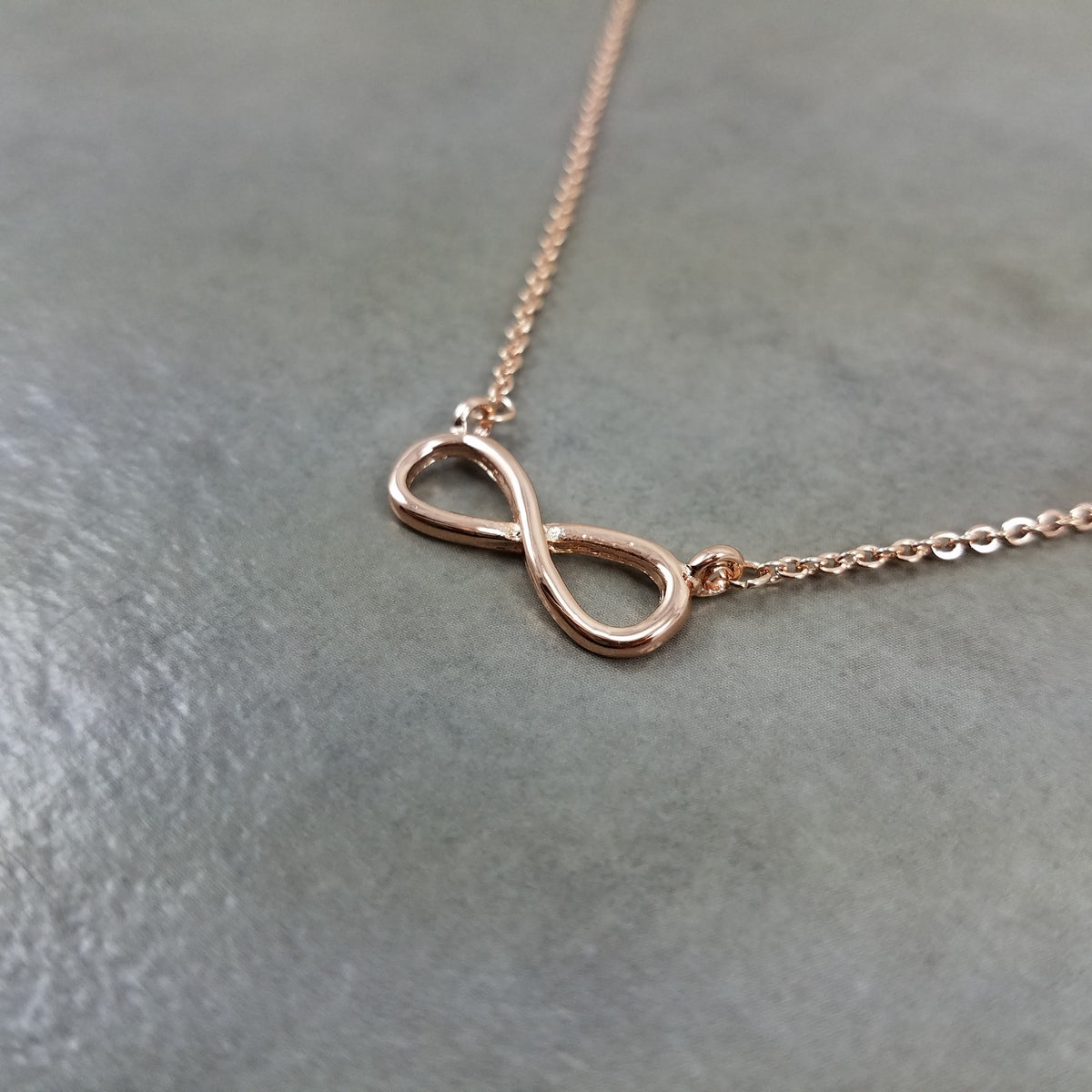 Infinity Rose Gold Necklace - Womens Chain Necklace LP Jewelry – Lil ...